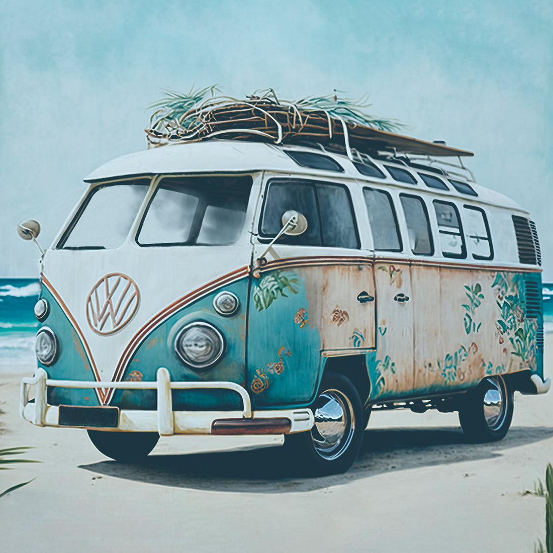 Rusty Kombi – Wall Art Designs
