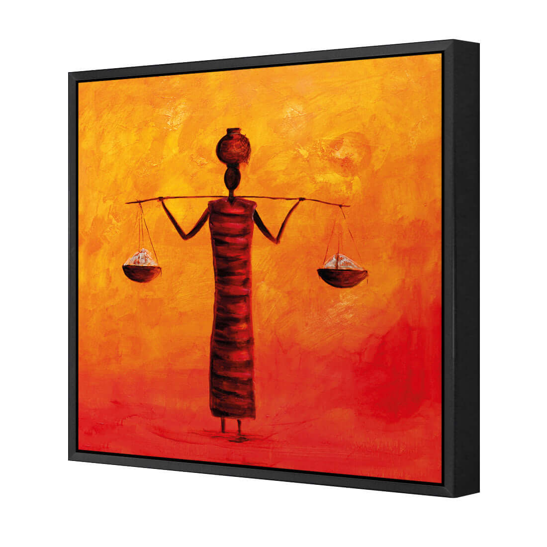 African Scales Canvas Art - Vibrant Wall Decor