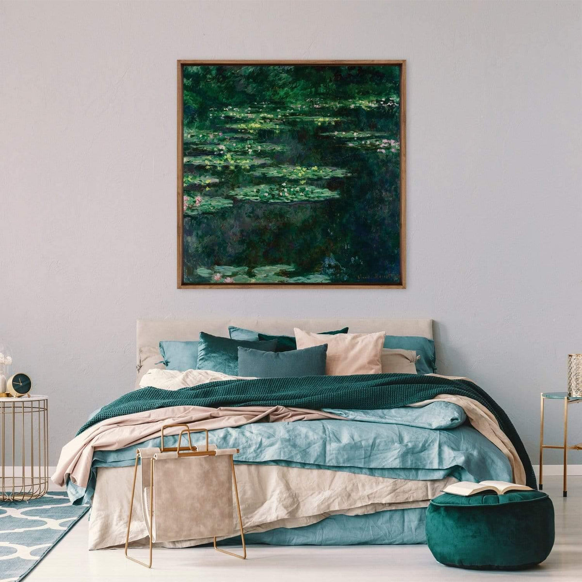 Green Water Lilies By Monet | Wall Art Designs
